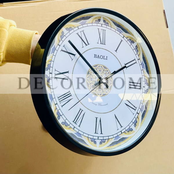 Baoli Quartz Fancy Roman Wall Clock – Decor Home