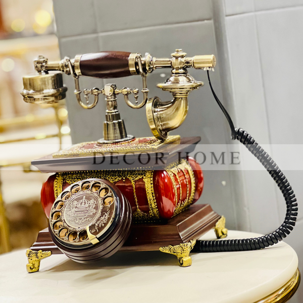 Retro Rotatory Dial with Radial Royal Telephone Decor – Decor Home