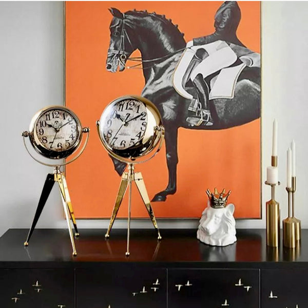 Retro Tripod Timepiece – Decor Home